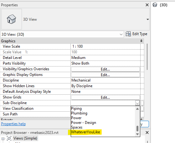 Solved: Editing list of items in the Sub-Discipline View Categories - Autodesk Community