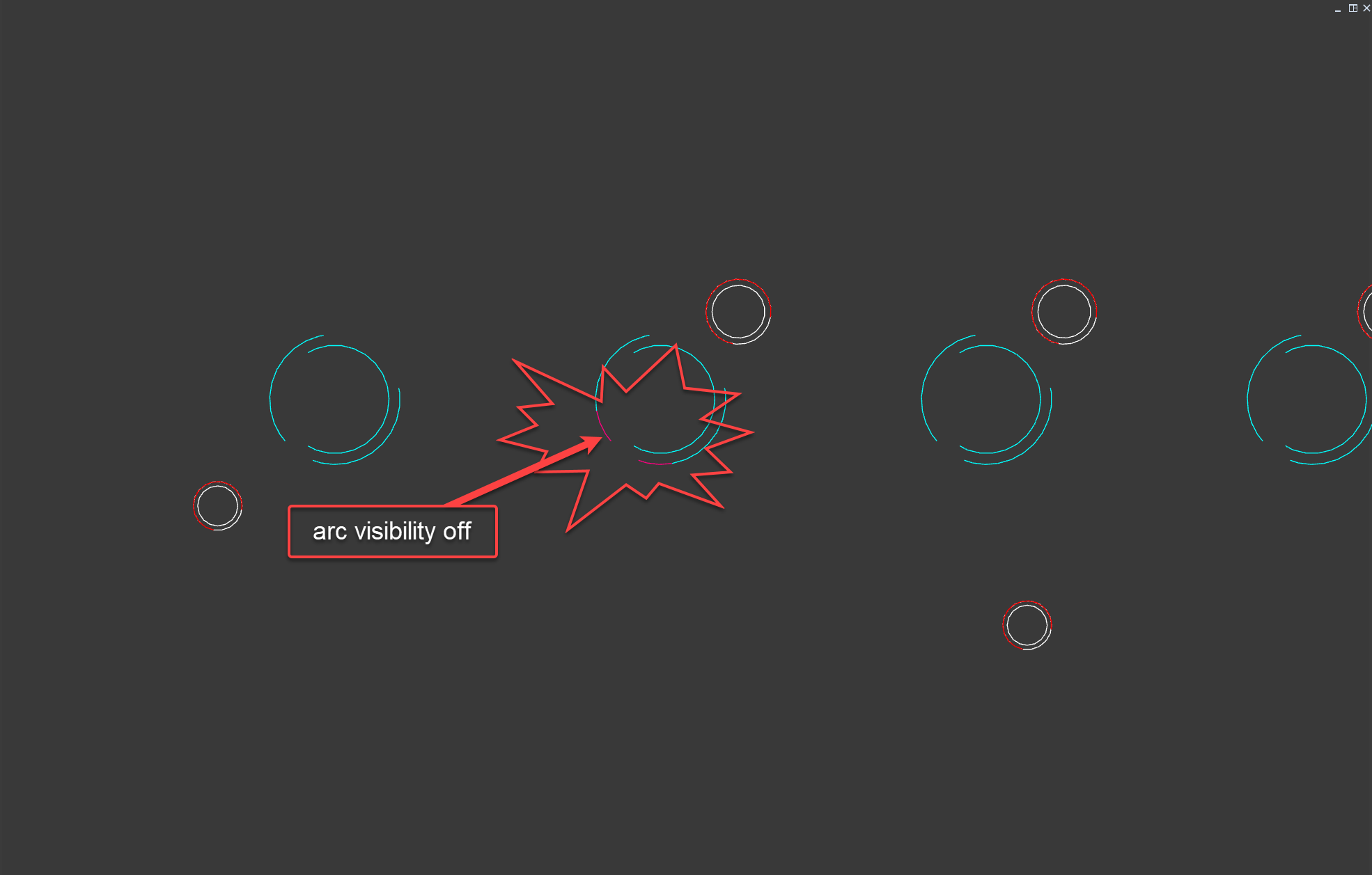 Solved: Rules for hiding the circle of tab countsink - Autodesk Community