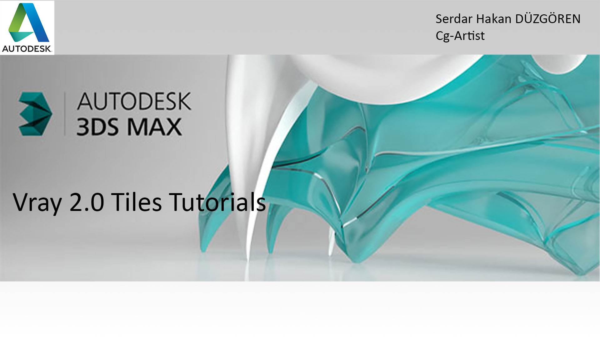 3Ds Max'de Vray 2.0 Render Motoru ile Seramik Oluşturma - Autodesk ...
