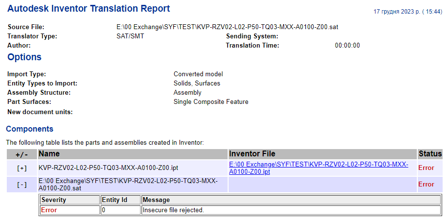 Вирішено:IGS vs STP in use case COMPAS>INVENTOR>REVTI>ACC - Autodesk ...