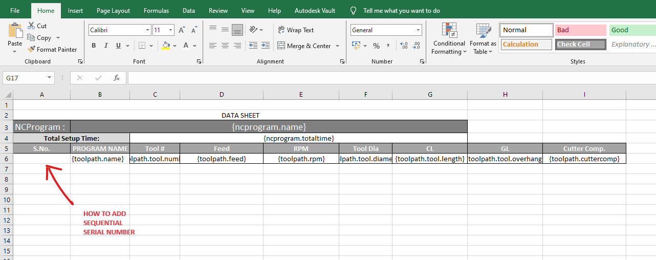 Solved: PowerMILL Excel SetupSheet plugin - Autodesk Community