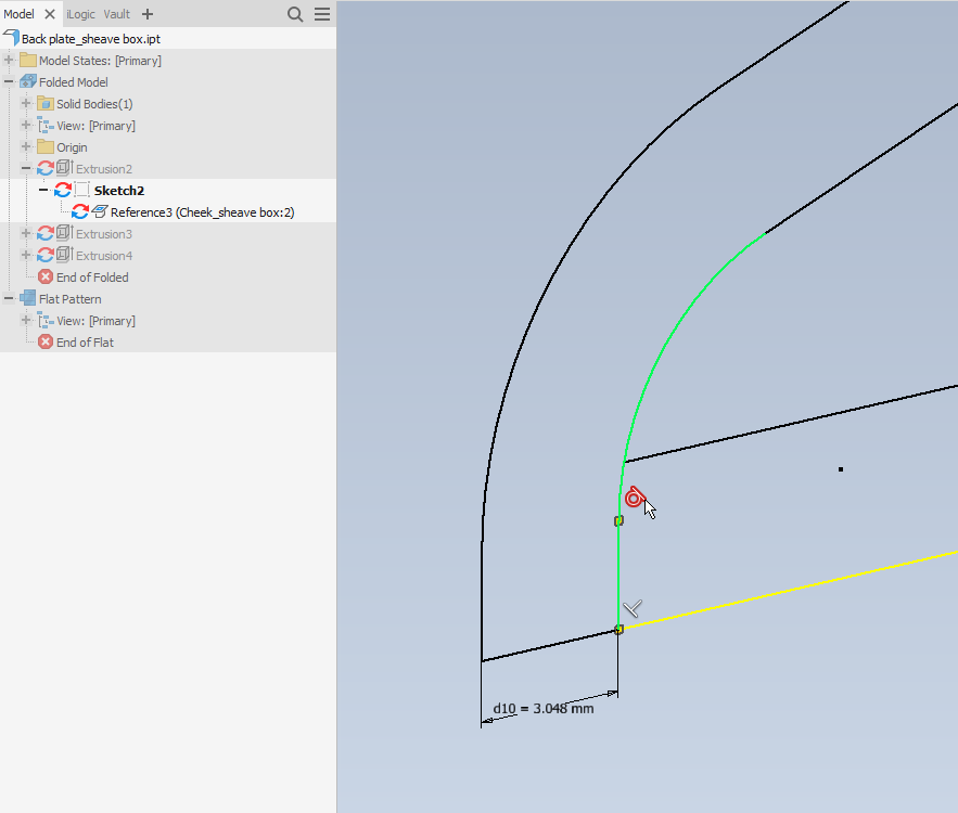 Solved: Sheet metal - flat pattern issue - Autodesk Community