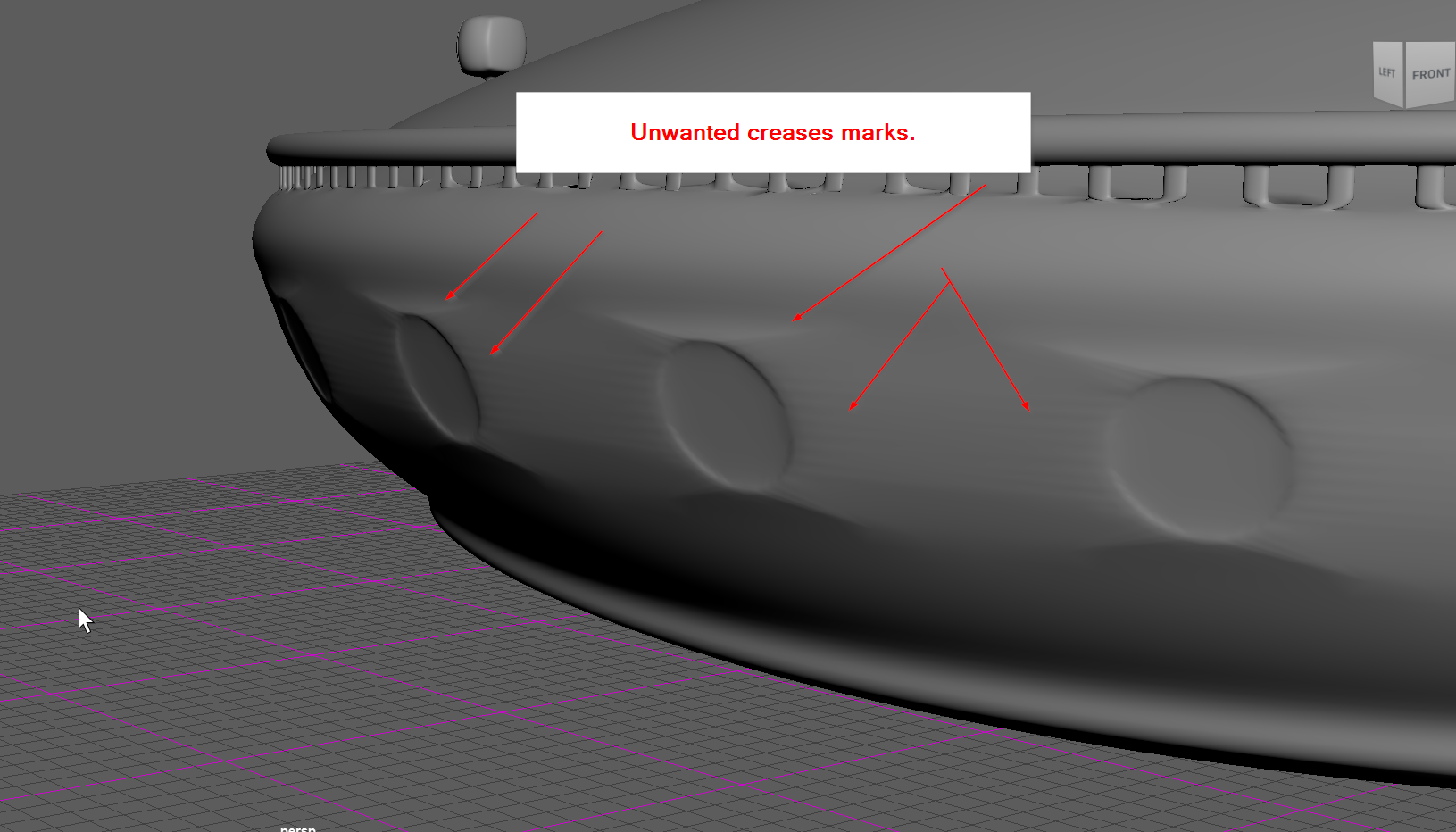 3D model giving me unwanted detail and can see where I triangle ...