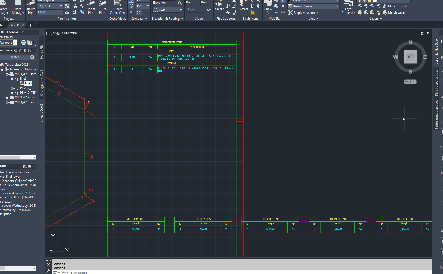 Solved: Iso - Cut piece list split table issue - Autodesk Community