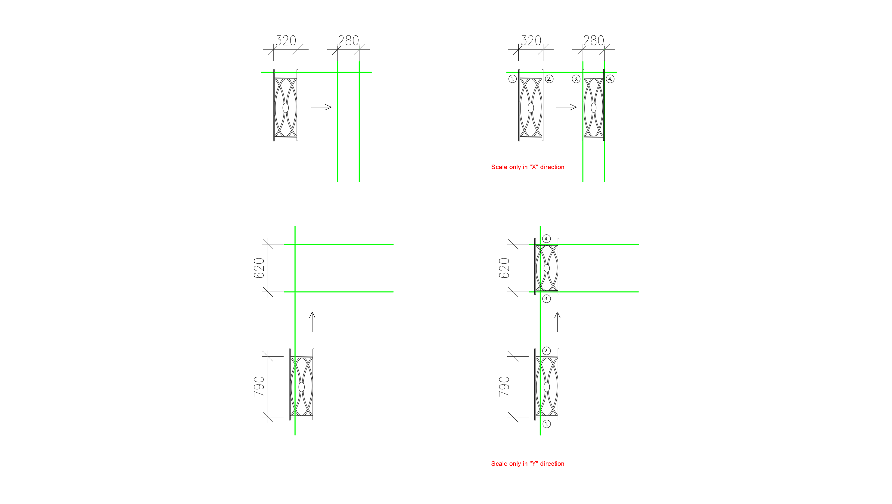 Solved: Scale object in one direction - Autodesk Community