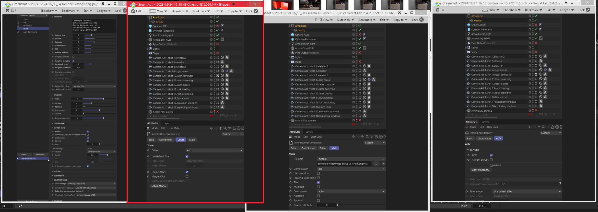 ACES render colours and lighting not matching from IPR to picture viewer to Davinci - Autodesk ...