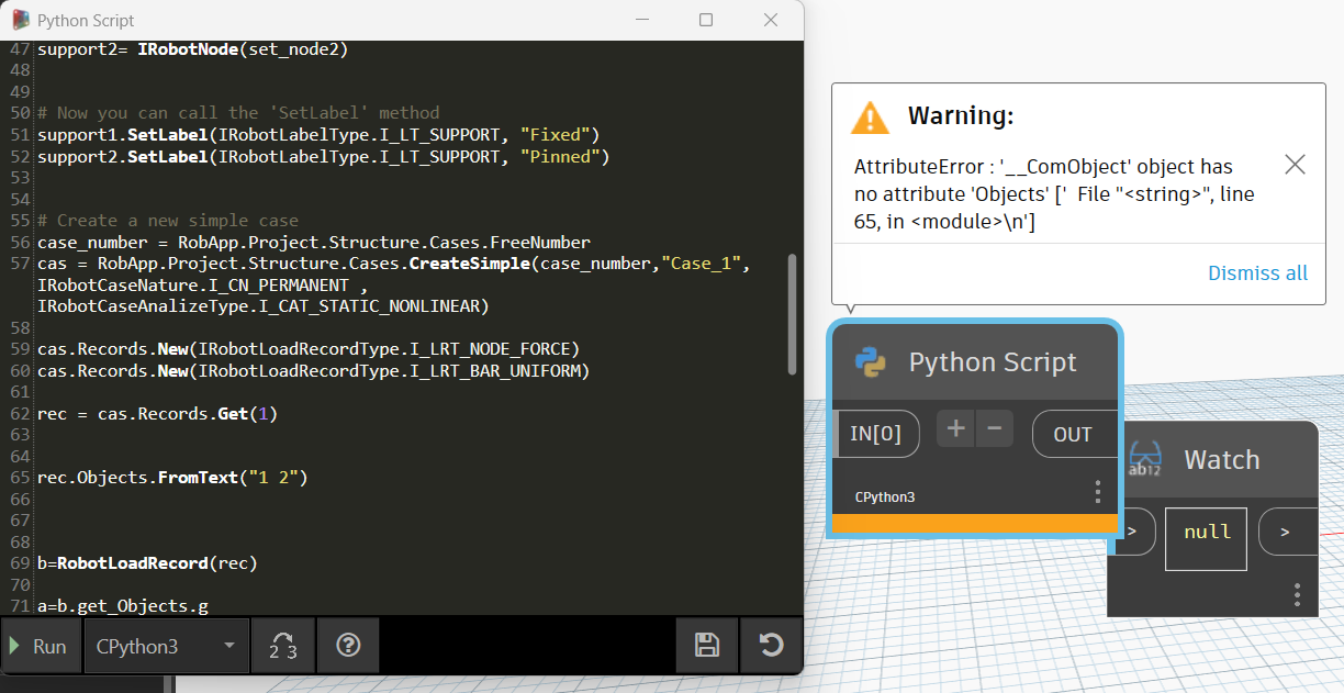 Help about using Robot API on Dynamo - Autodesk Community