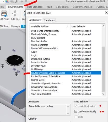 Çözüldü: Inventor - Cable & Harness Menüsü yüklenmiyor - Autodesk Community