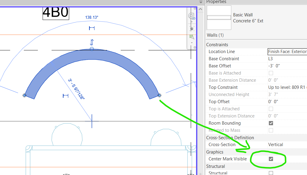 Solved: Snap to center mark of radial dimension - Autodesk Community