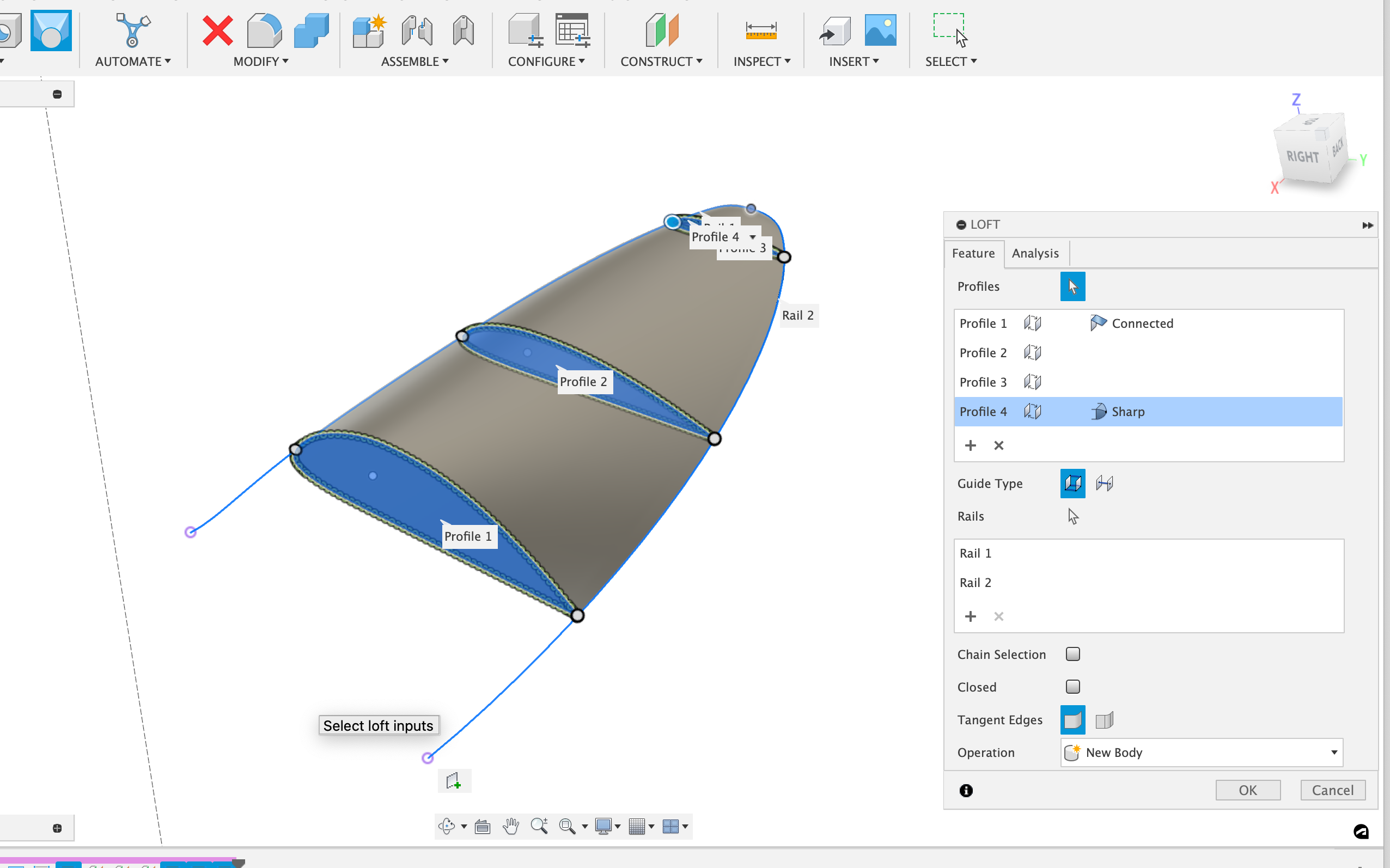 Airplane propeller - how to do a surface loft? - Autodesk Community