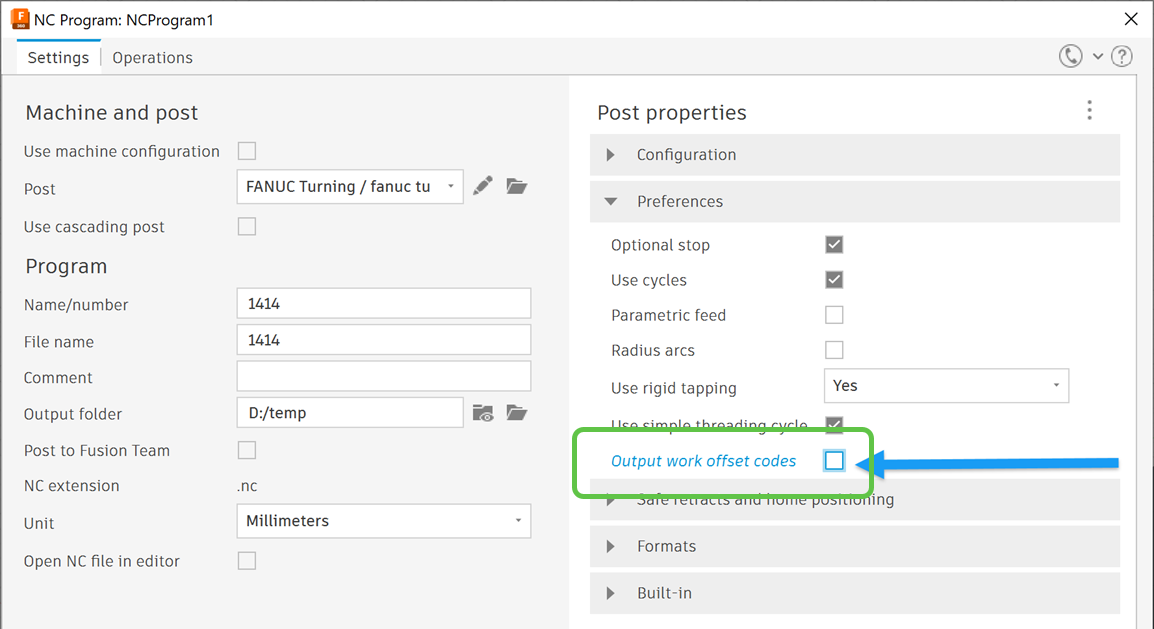 Fanuc Turning Post Processor Autodesk Community