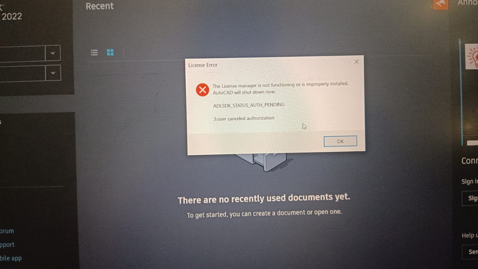 Solved: ADLSDK_STATUS_AUTH_PENDING - Autodesk Community