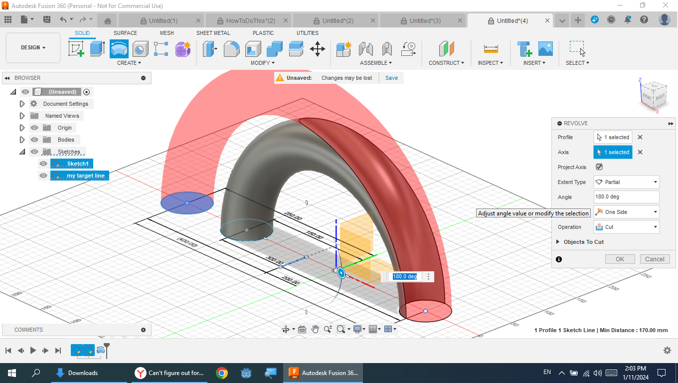 Can't figure out for the life of me how to extrude this shape ...