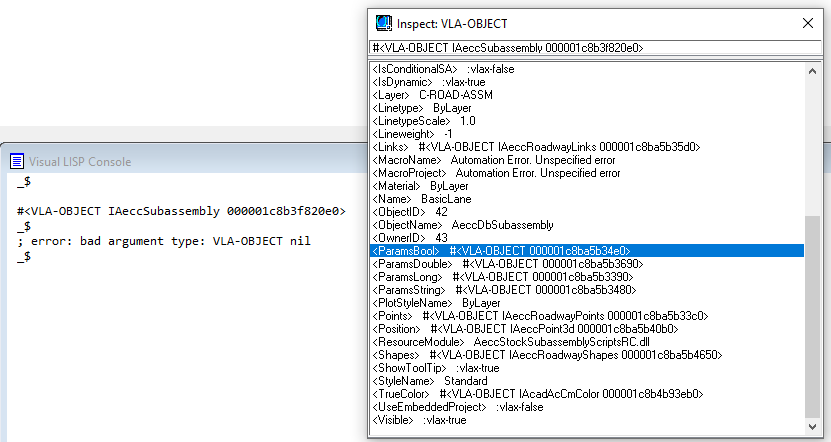 Get Parameters from Civil 3D Subassembly - Autodesk Community