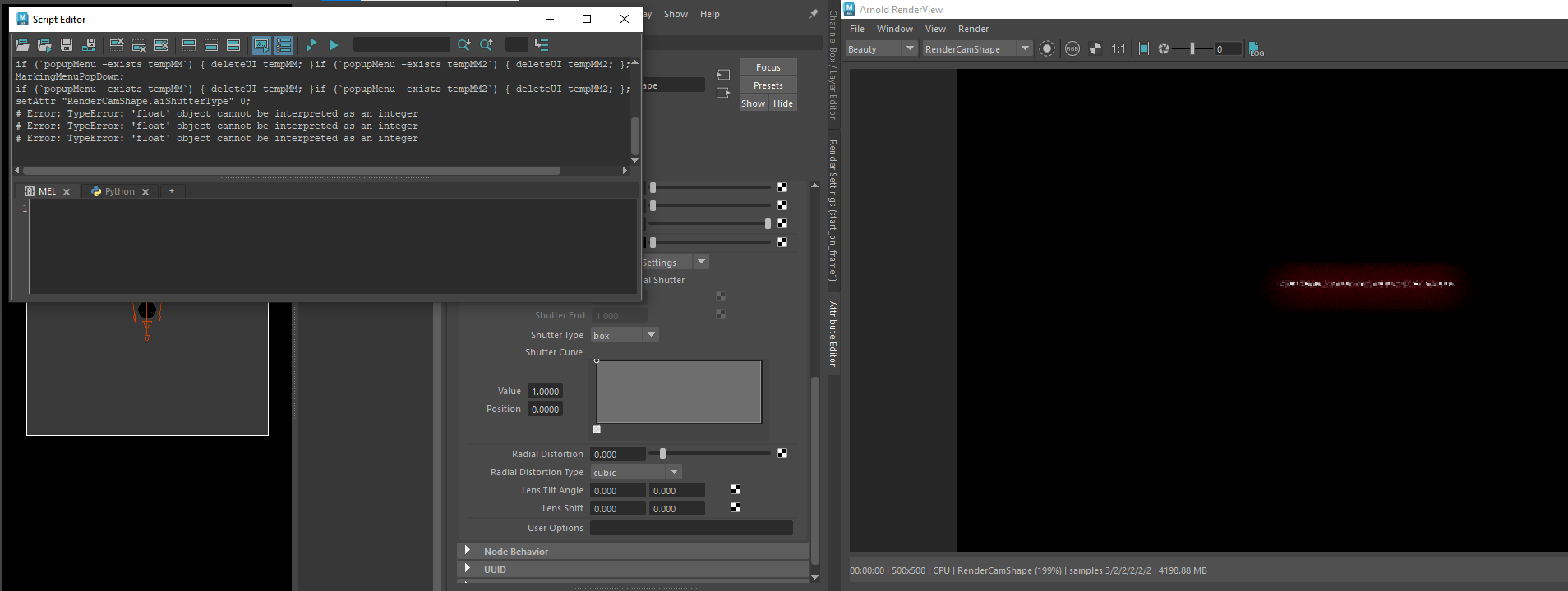 Camera shutter custom curve - Autodesk Community