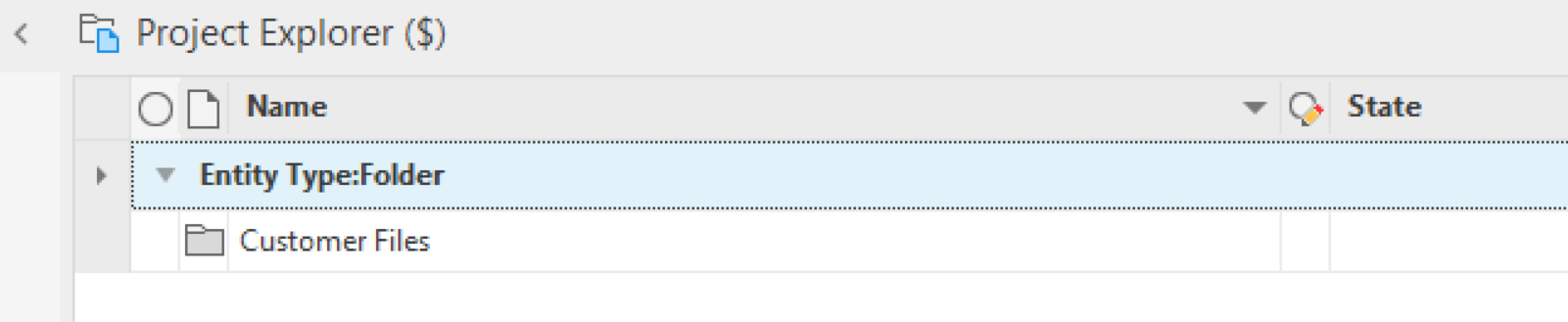 Solved: Remove "Entity Type:" header in main pane - Autodesk Community
