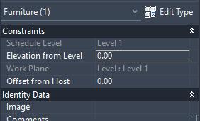 What determines when "Elevation from Level" is disabled (greyed out ...
