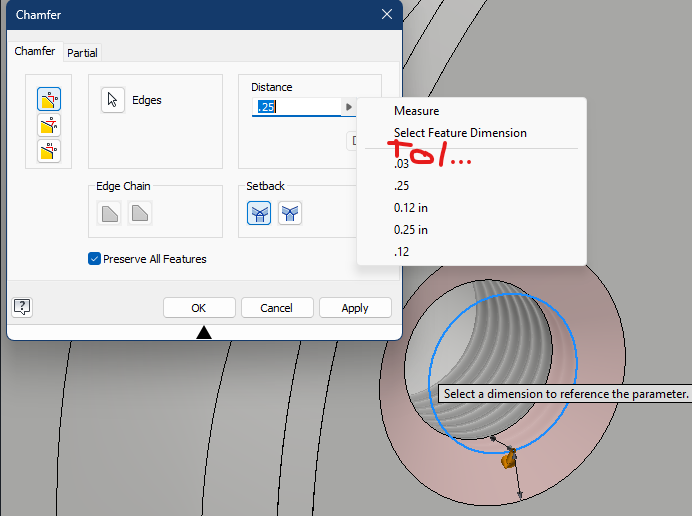 Chamfer Tolerance - Autodesk Community