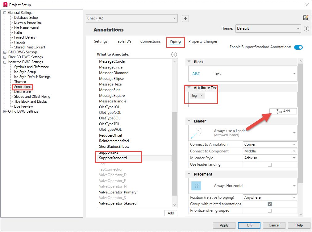 Solved: PIPE SUPPORT TAG MISSING IN ISOMETRICS - Autodesk Community