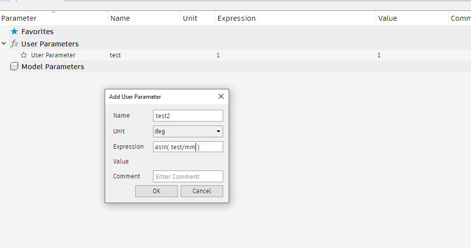 User Parameters in math functions - Autodesk Community