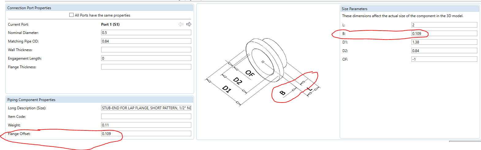 Solved: Missing 'Flange Offset' from Catalog Editor - Autodesk Community