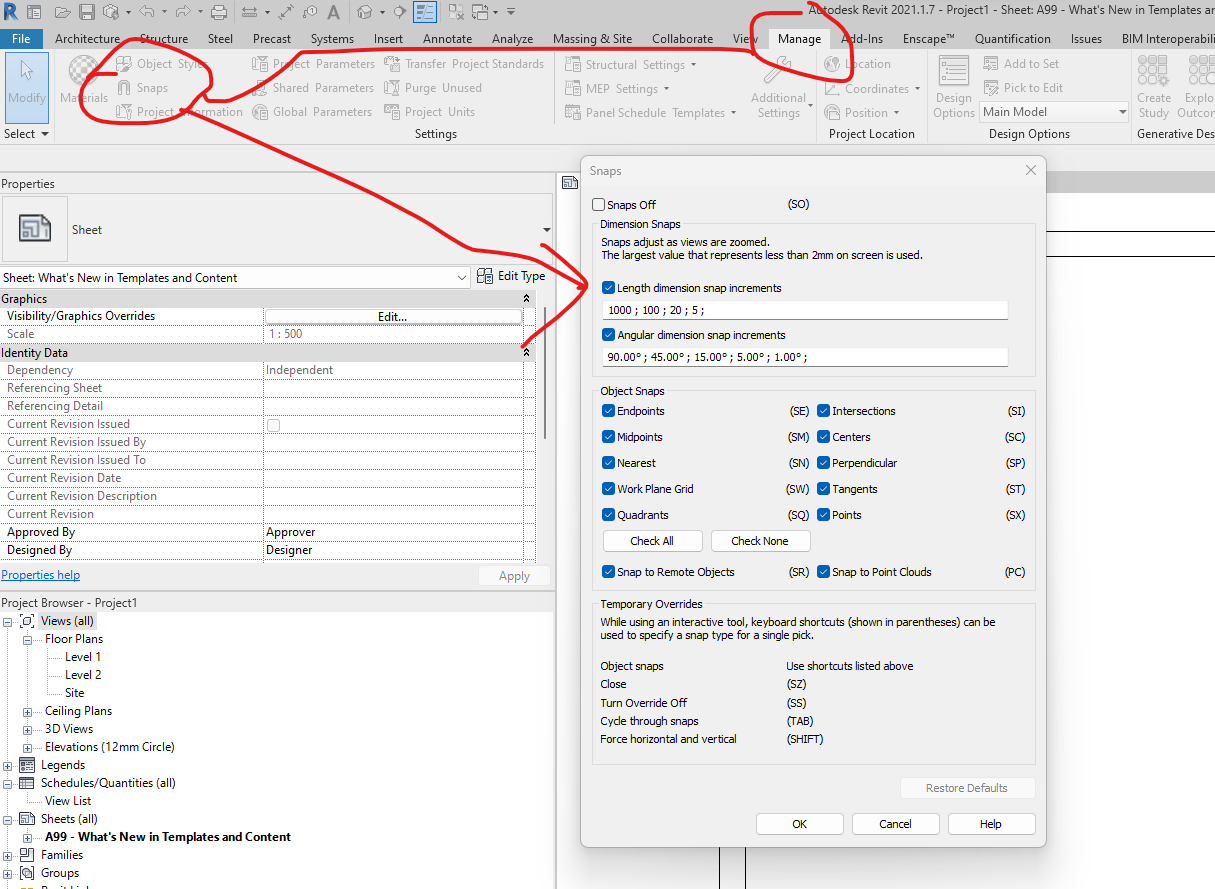 Snap spacing in Revit - Autodesk Community