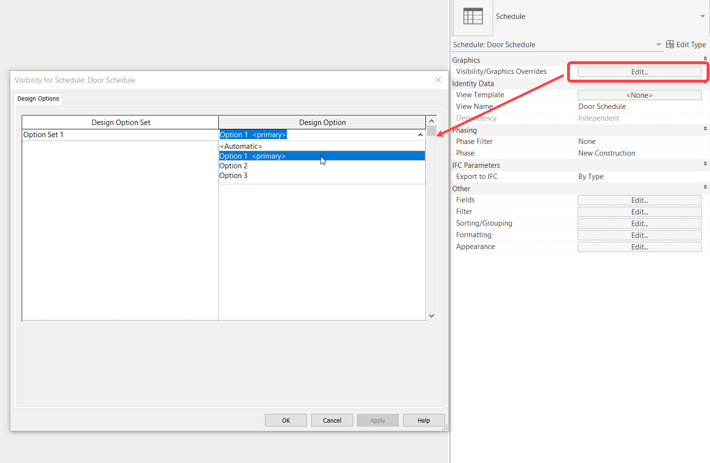 Solved: Door Schedule with Design Options - Autodesk Community