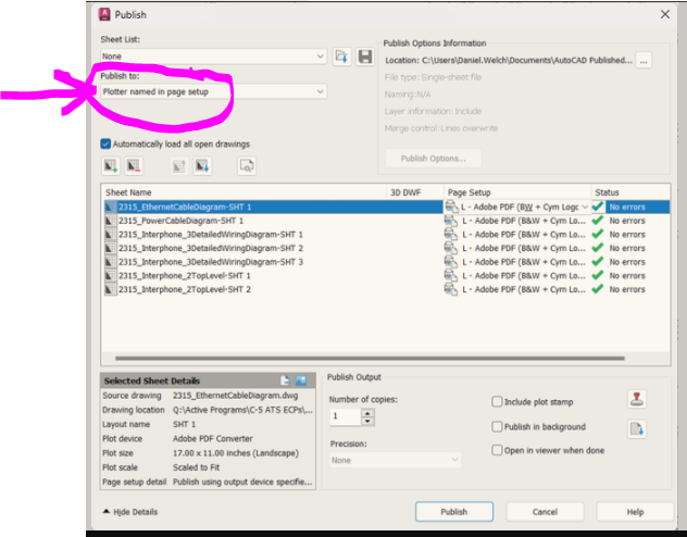 Solved: Batch Plotting with Adobe PDF to Single Sheet PDFs - Autodesk Community