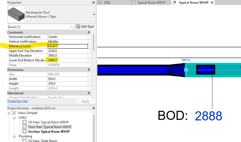 Solved: Bottom of Duct Smart Tags Below Grade - Autodesk Community
