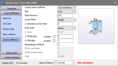 Solved: Column Stiffener at Shear Plate - Autodesk Community