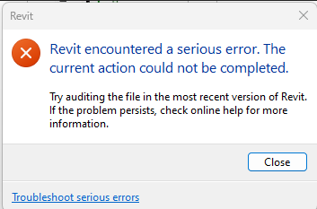 Cannot upgrade Revit 2022 file to 2023 - Autodesk Community