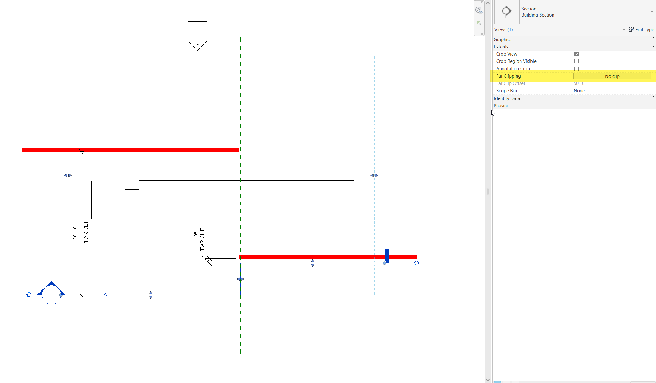 Far clip offset for jogged section - Autodesk Community