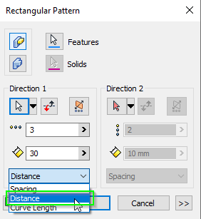 rectangular pattern tool - Autodesk Community