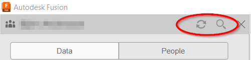 Search and Refresh not clickable in the Data Panel - Autodesk Community