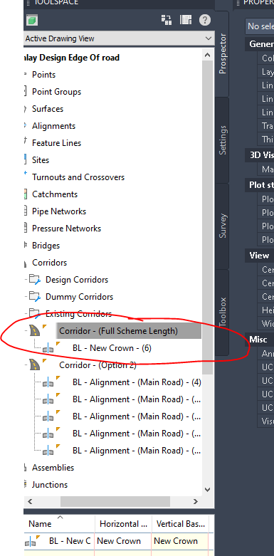 Solved: OverlayWidenMatchSlope1 Assembly wont target feature line? - Autodesk Community