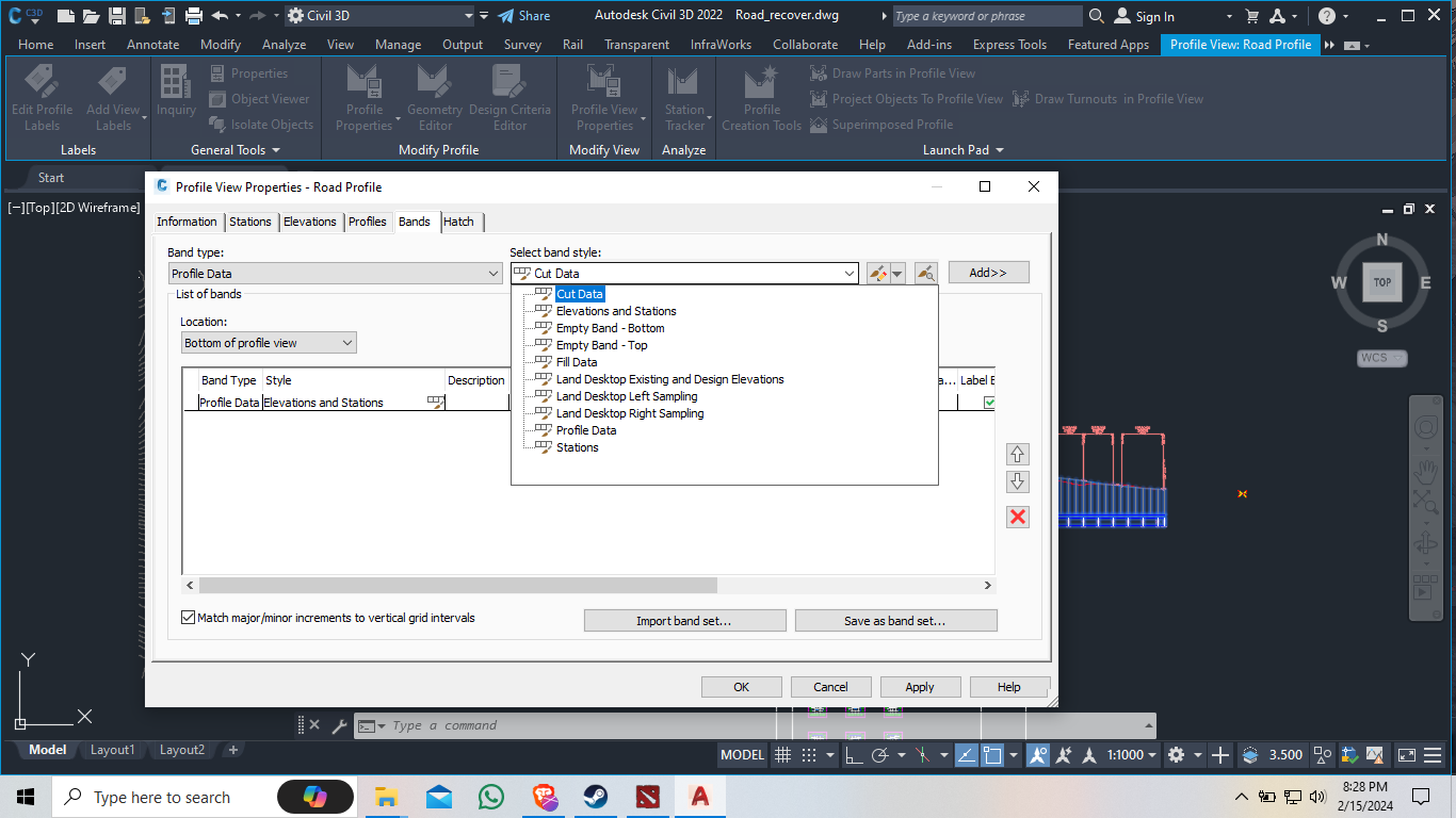 How do I add vertical lines in the profile at grade break? - Autodesk Community