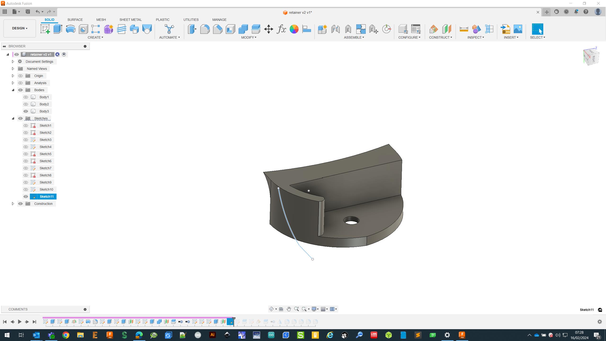 Solved: Half curver web support - Autodesk Community