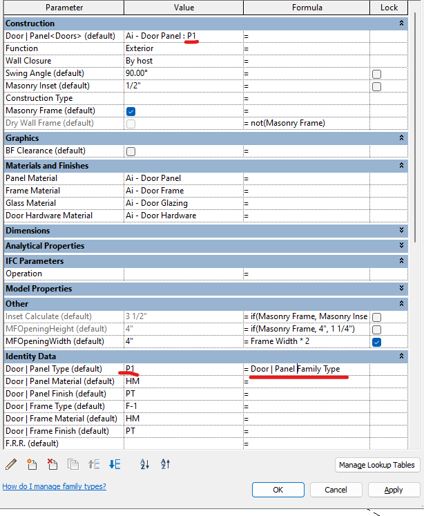 Solved: Revit formula - family type to text? - Autodesk Community