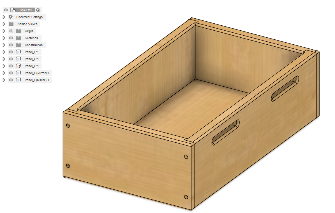 Create design drawings for wooden box - Autodesk Community