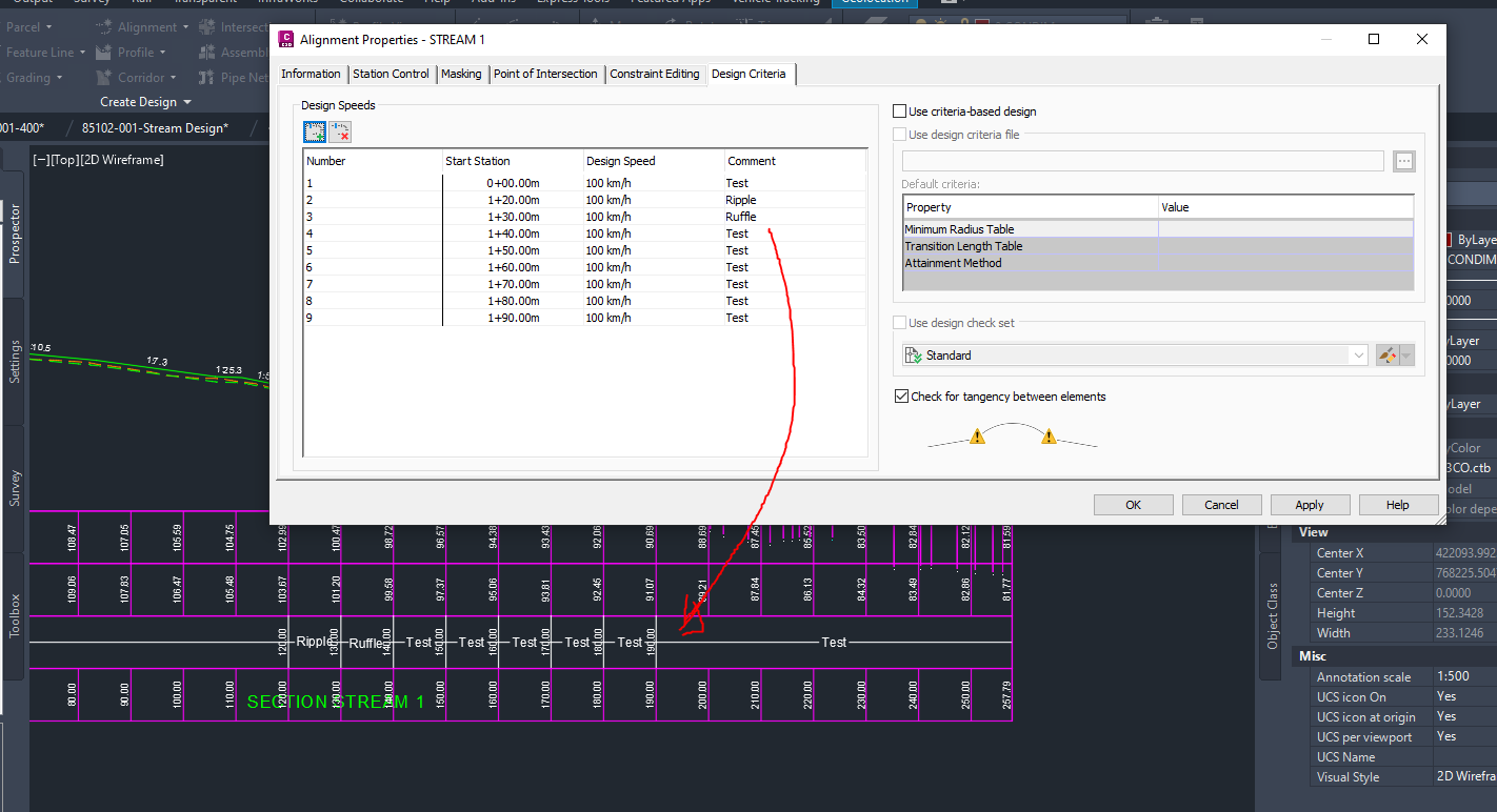 Profile Band / Alignment Label to show custom data - Autodesk Community