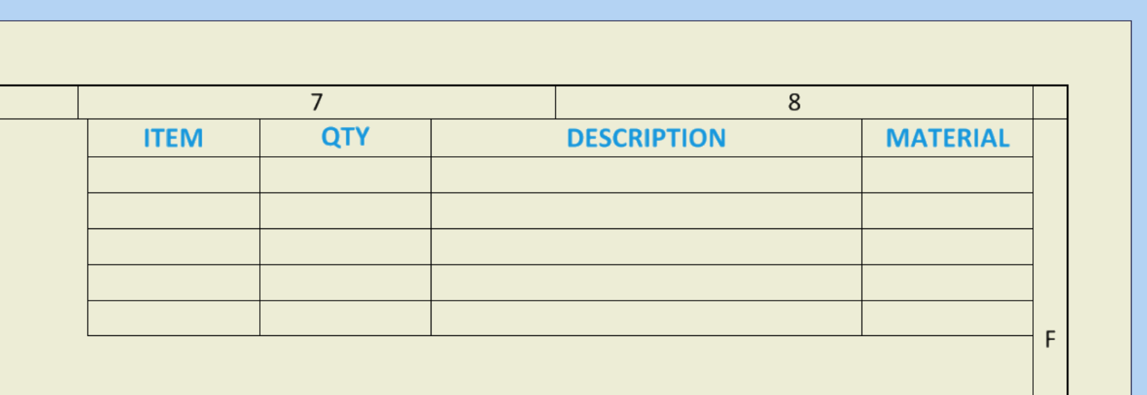 Solved: Custom 'General' table in template - Autodesk Community
