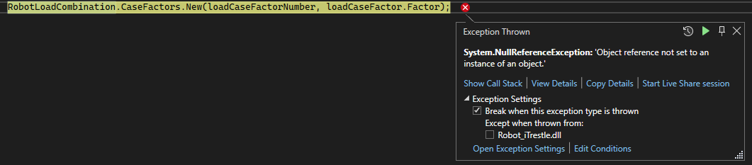 Solved: C# (API) Load Combinations null value - Autodesk Community