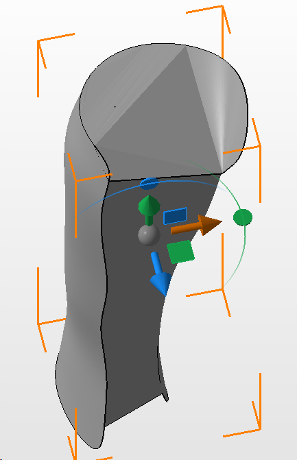 Need help - Modeling an AFO over a leg scan - T-spline conversion results in solid .stl file ...
