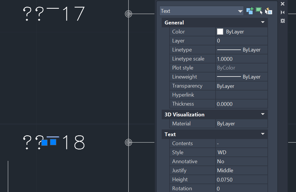 Raised dash lines in AutoCAD Electrical ladder reference numbers - Autodesk Community