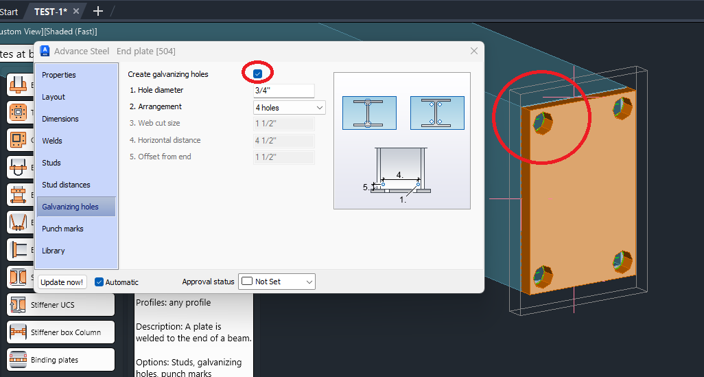 Solved: Drain or vent holes for galvanizing. - Autodesk Community