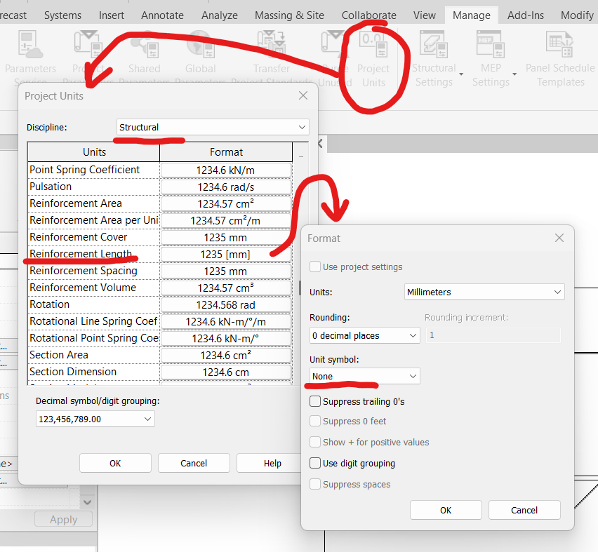 Bending detail shows unit symbol - Autodesk Community