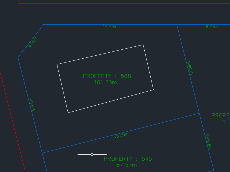 Dimensions inside a parcel - Autodesk Community
