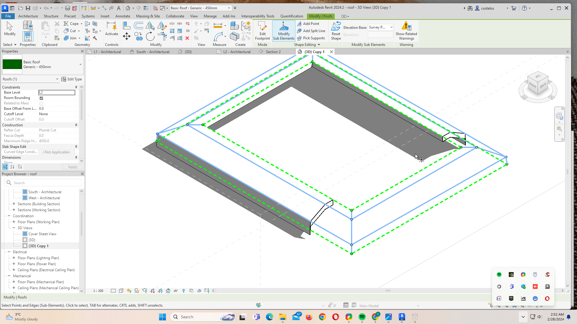 Wondering how to draw a canopy roof - Autodesk Community