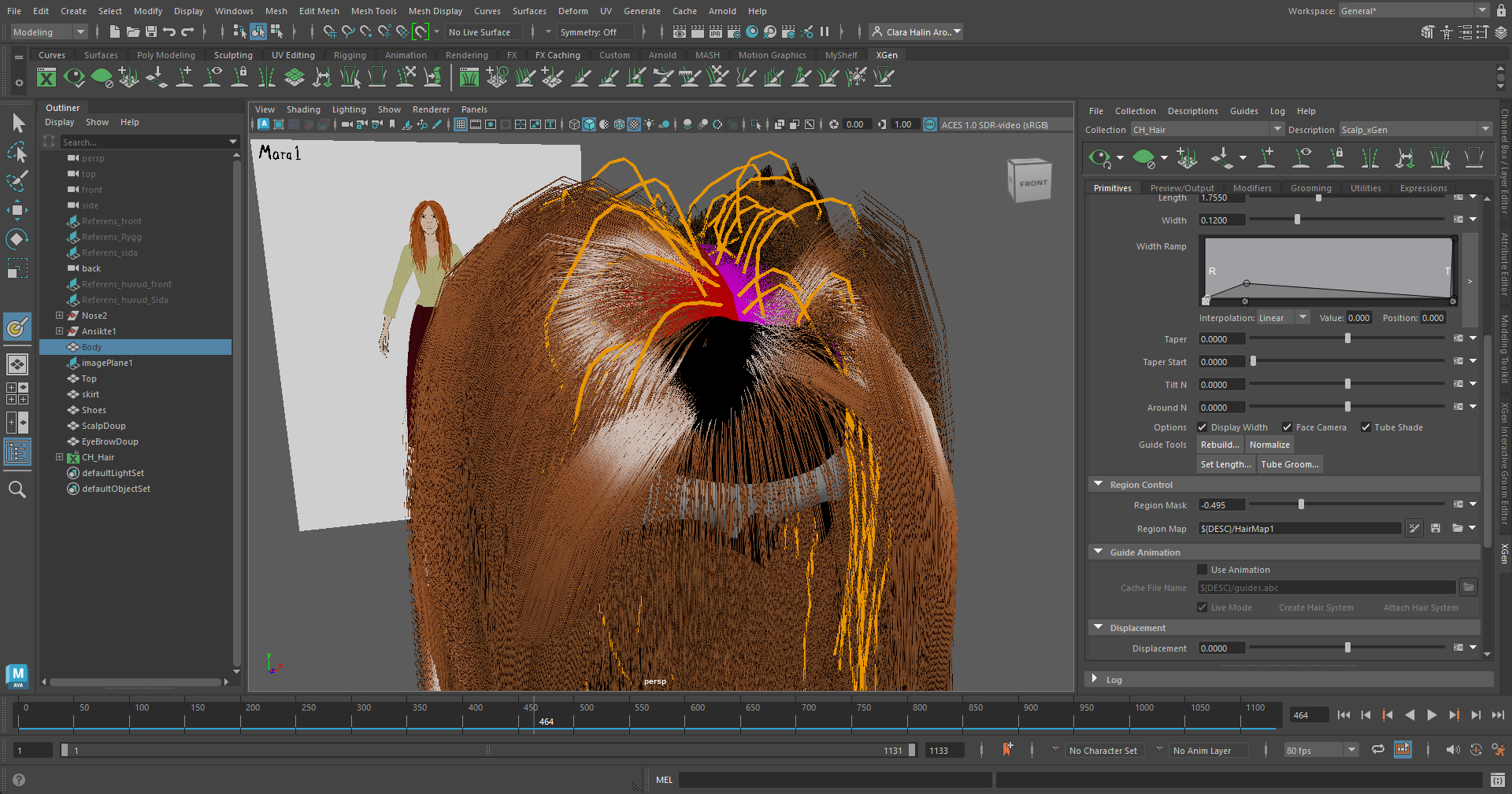 xGen hair dosen´t follow guides - Autodesk Community