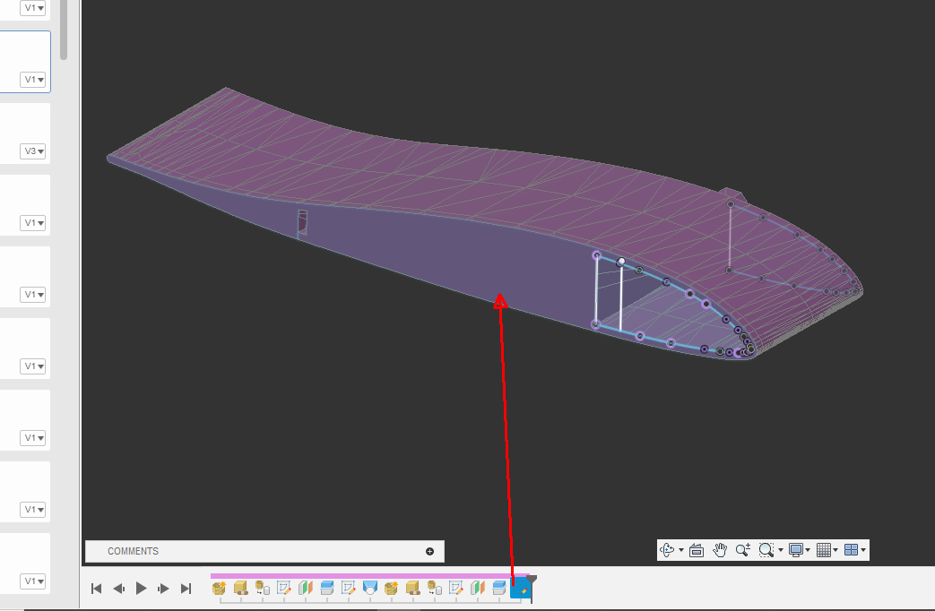 Loft does not take the sketches but the mesh edges. - Autodesk Community